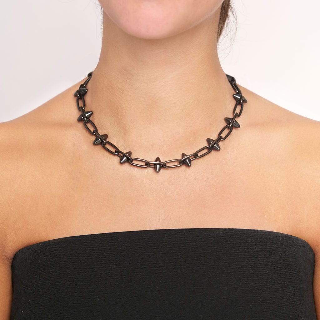Spike Chain Link Necklace – BRETT LAUREN